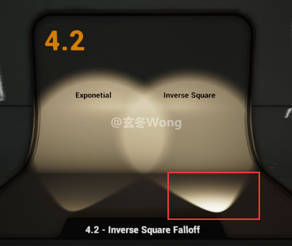 [UE4]PointLight点光源的衰减参数